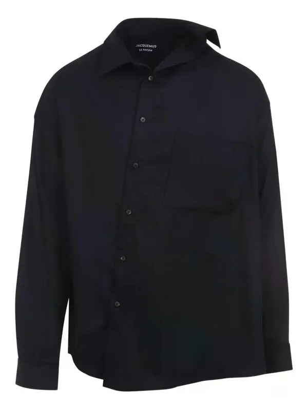 Jacquemus Asymmetric Shirt - Blue