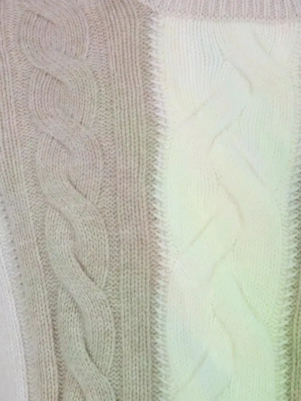 GRAN SASSO Cable-knit Turtleneck Sweater - Neutrals