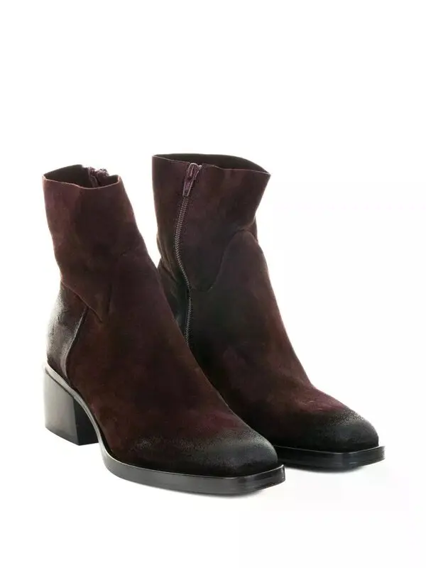 Elena Iachi 40mm Suede Block-heel Boots