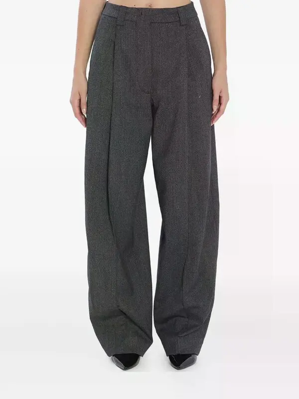 THELATEST Pleated Front Trousers