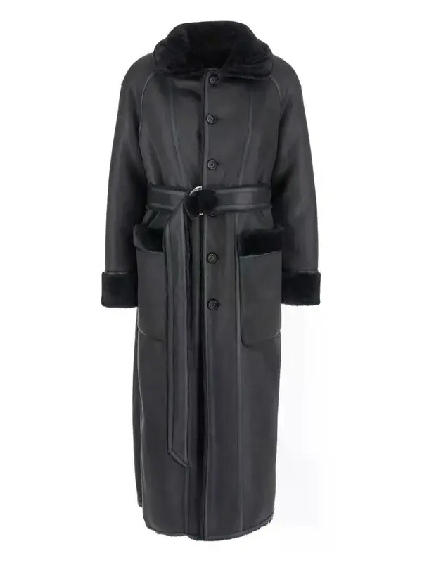 URBANCODE Belted Faux-fur Coat