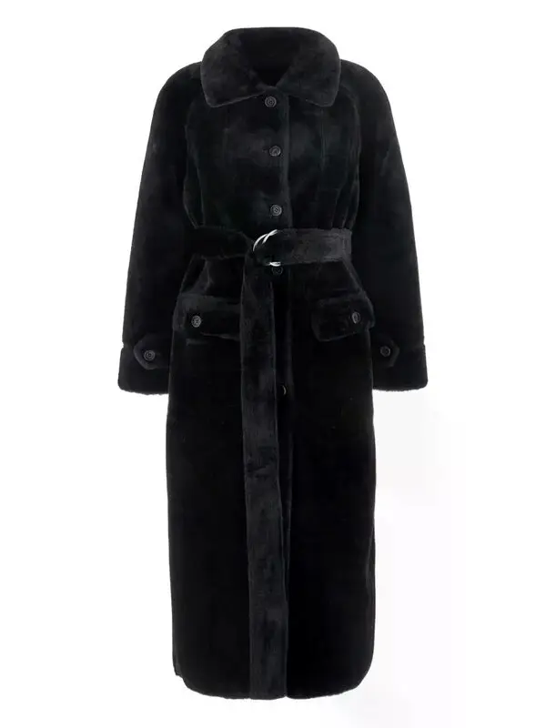 URBANCODE Belted Faux-fur Coat