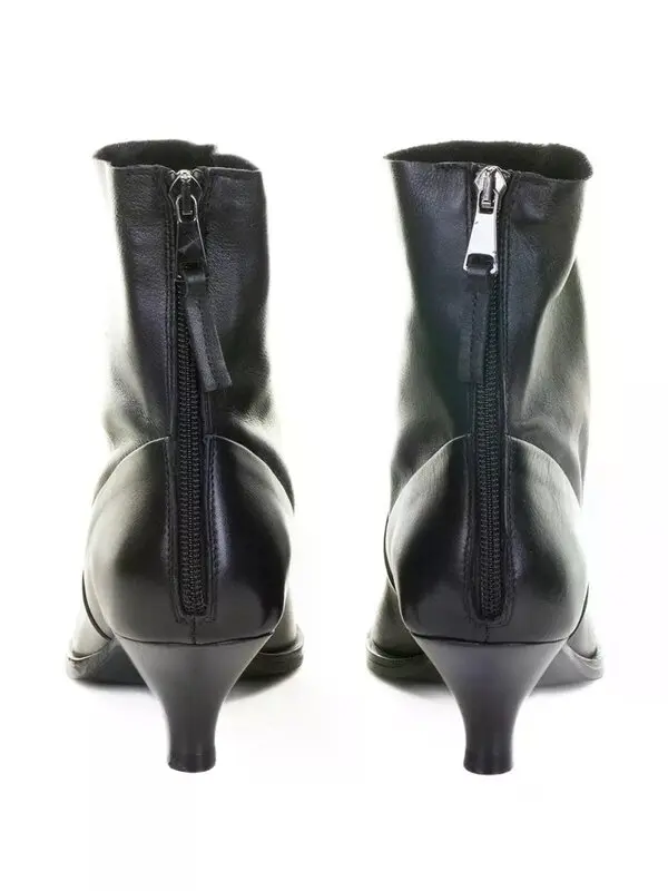 Elena Iachi 50mm Zip-detail Pointed-toe Ankle Boots