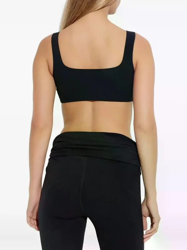 MISBHV Logo V-neck Crop Top