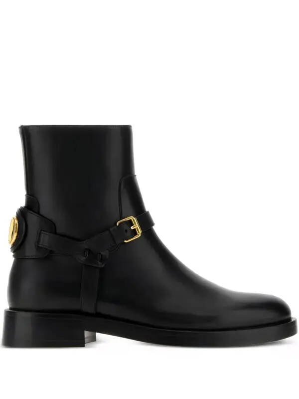 Valentino Garavani Vlogo Signature Ankle Boots - Black