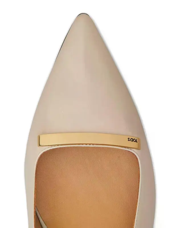 TOD'S Leather Pointed-toe Pumps