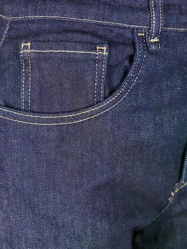 Seventy Buttoned Straight-leg Jeans