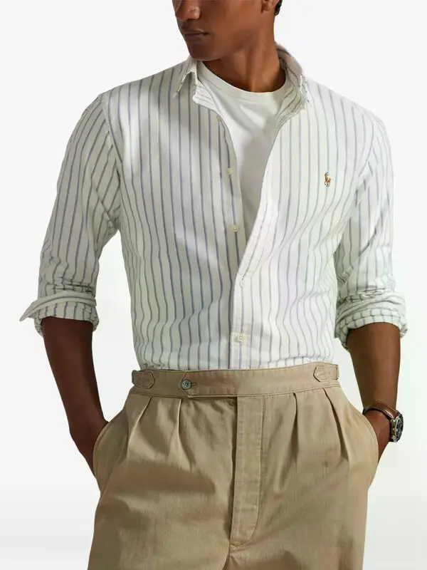 Polo Ralph Lauren Striped Button-down Shirt - White