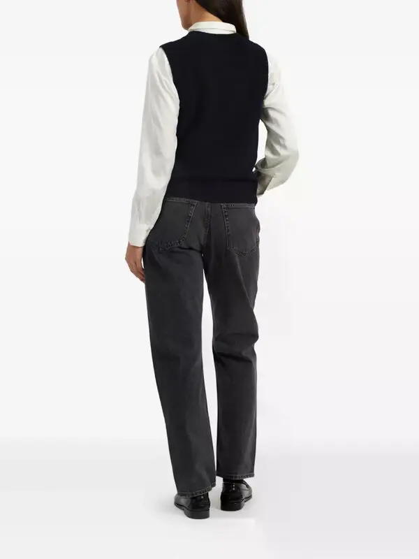 Chinti & Parker Round-neck Vest - Blue