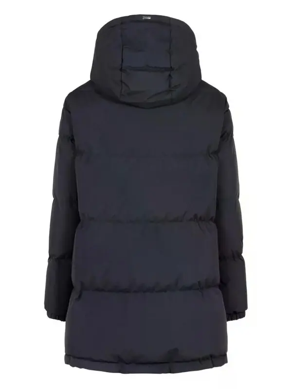 Herno Hooded Puffer Coat - Blue