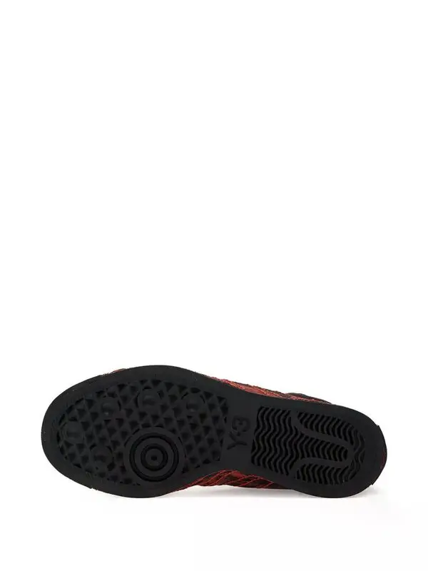 Y3 Nizza Hi Tie-dye High-top Sneakers - Black