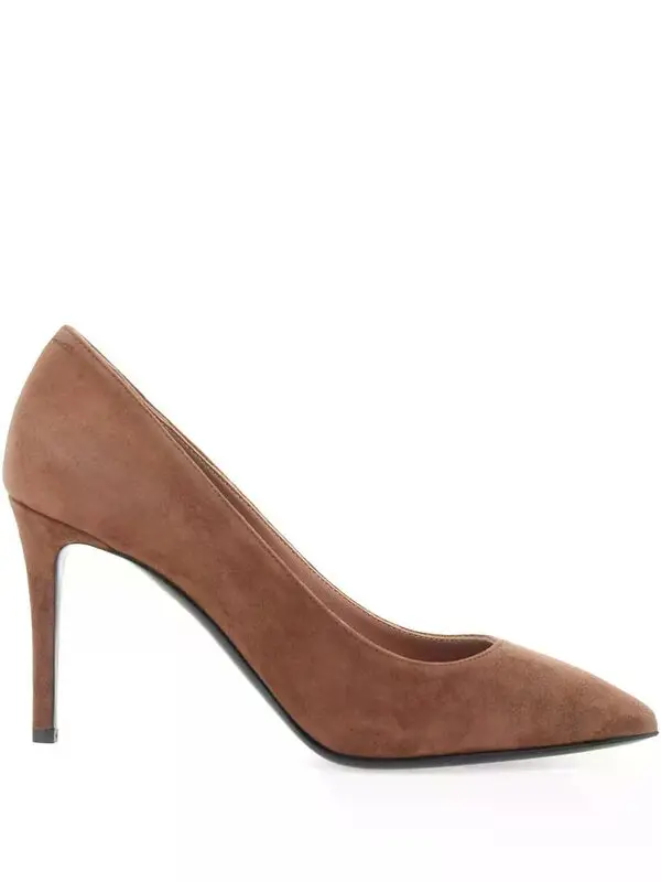POLLINI 85mm Essential Suede Pumps
