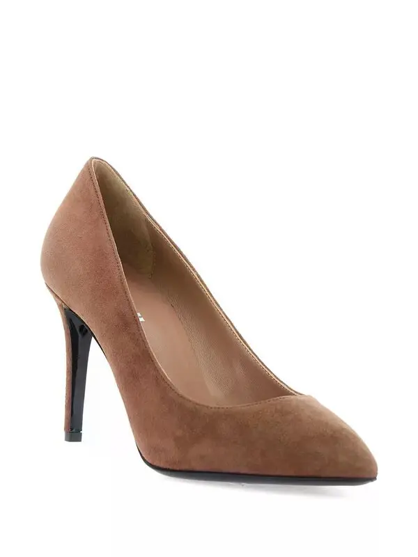 POLLINI 85mm Essential Suede Pumps