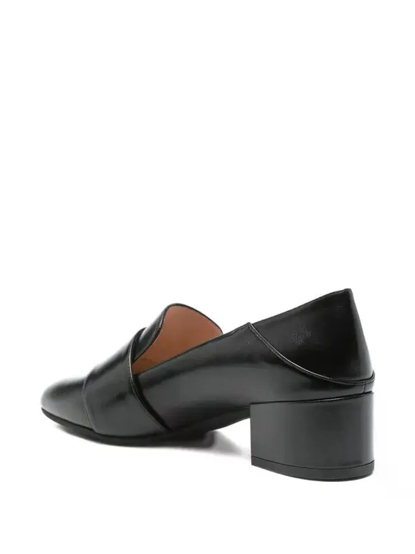 Bally 40mm Buckle-detail Block-heel Pumps