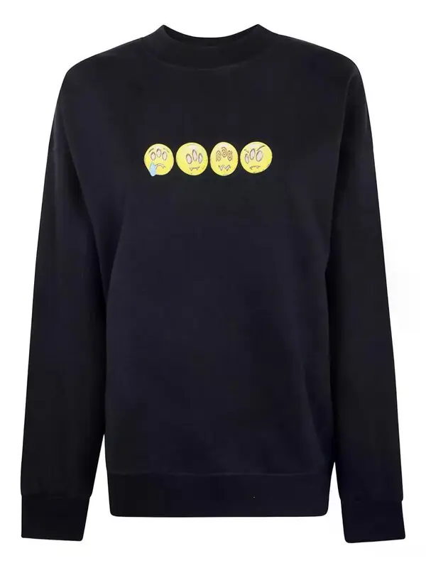 BARROW Emoticon-print Sweatshirt