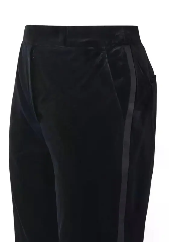 Max Mara Velvet Trousers With Side Stripe