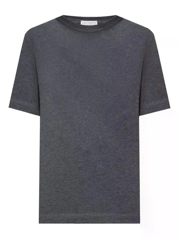 Brunello Cucinelli Crew-neck T-shirt - Grey