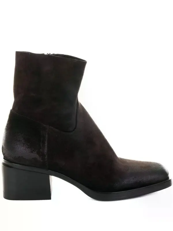 Elena Iachi 40mm Suede Zip-fastening Ankle Boots