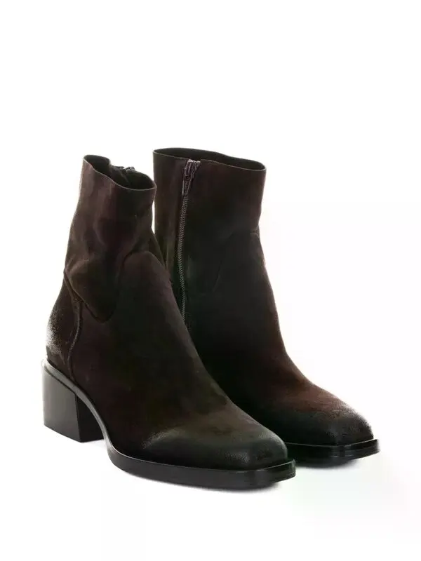 Elena Iachi 40mm Suede Zip-fastening Ankle Boots