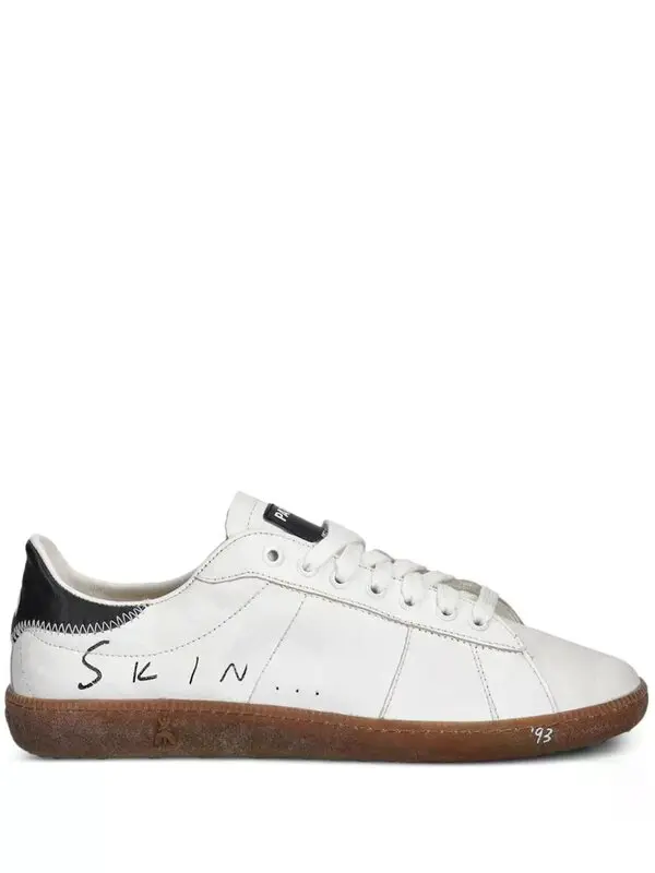 Patrizia Pepe Logo-print Leather Sneakers