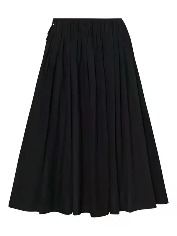 THE ROW Drawstring Pleated Skirt
