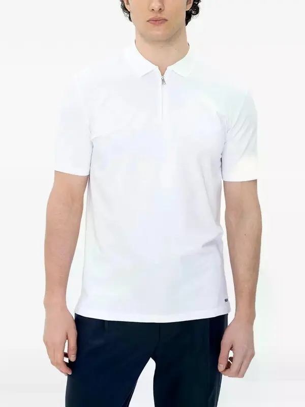 Hugo Zip-neck Polo Shirt