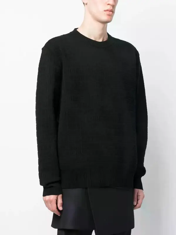Givenchy Wool-blend Jacquard Sweatshirt