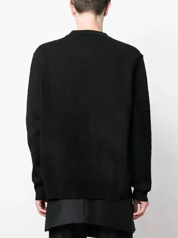 Givenchy Wool-blend Jacquard Sweatshirt