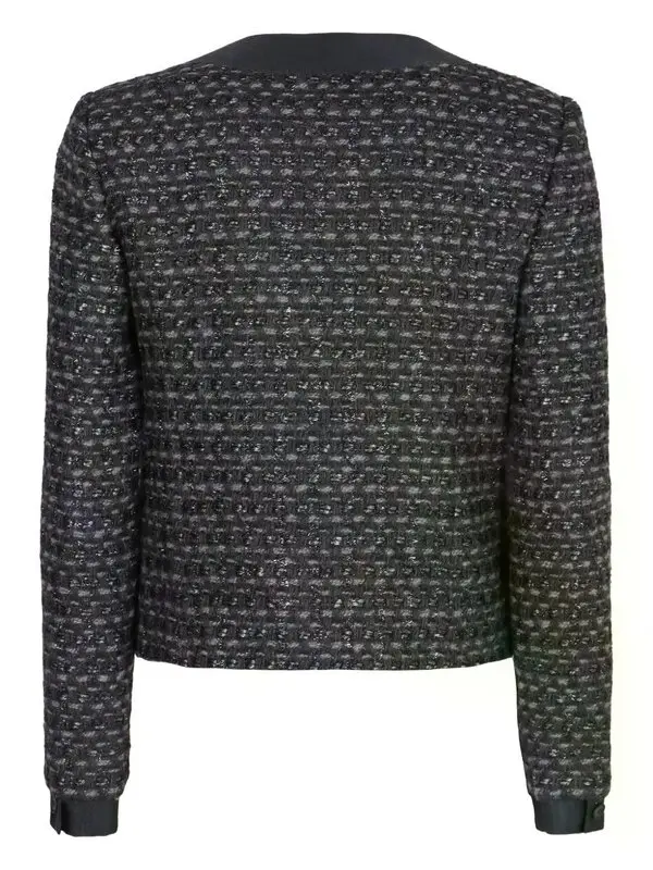 Emporio Armani Cuffed Tweed Jacket