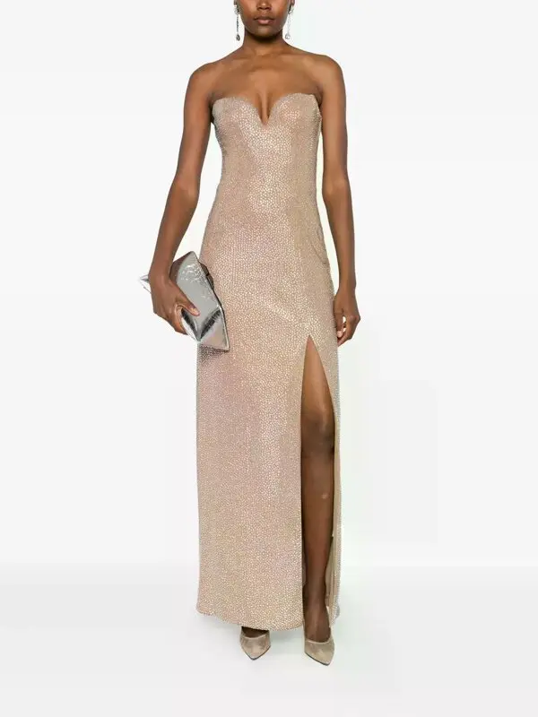 Giuseppe Di Morabito Crystal-embellished Maxi Dress