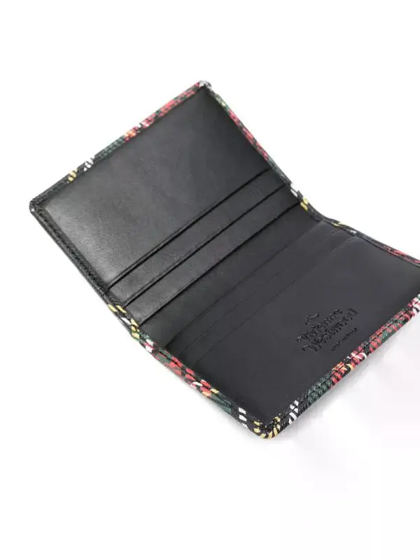 VIVIENNE WESTWOOD Tartan-plaid Cardholder