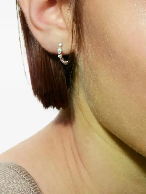 WE BY WHITEBIRD 18k White Gold Diamond Earring