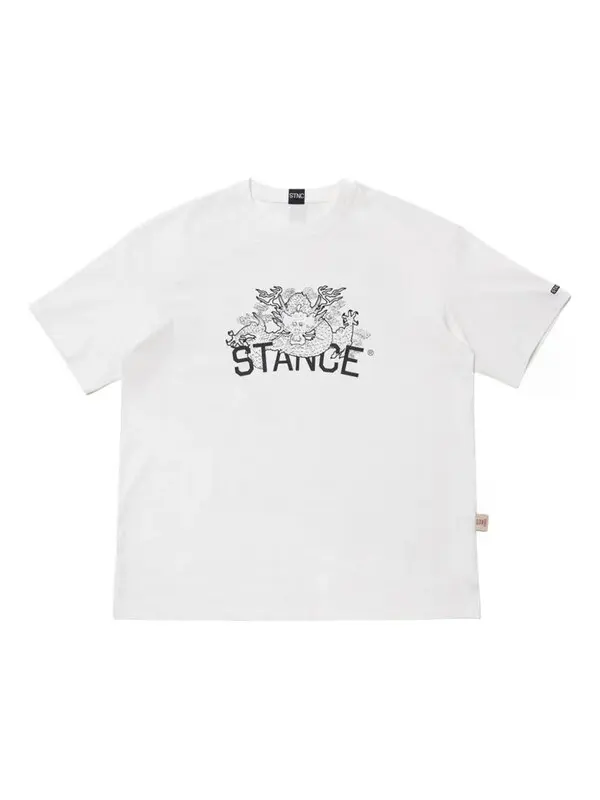 Stance Graphic-print Cotton T-shirt - White