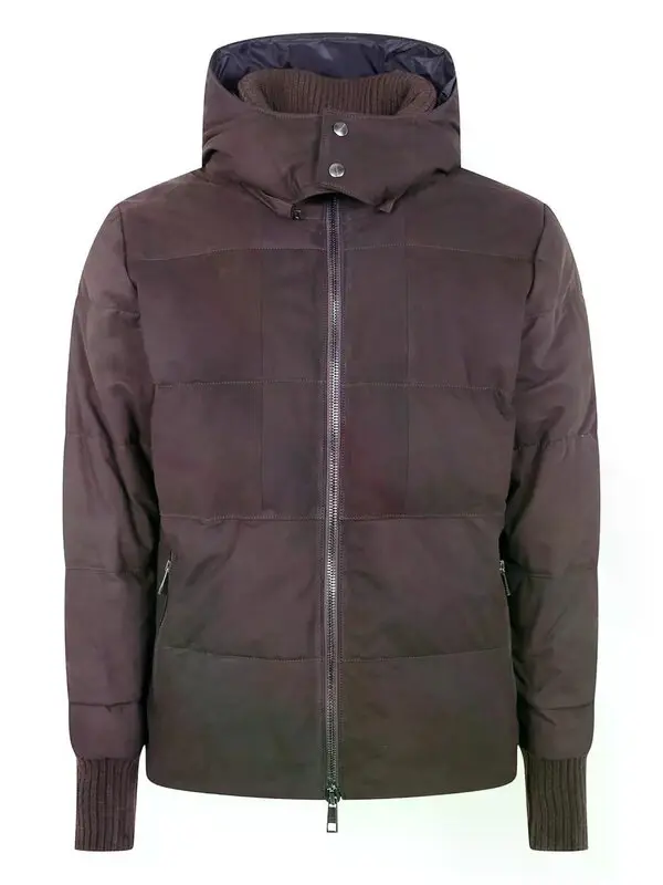 GIORGIO BRATO Quilted Hooded Jacket