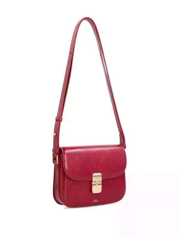 A.p.c. Small Grace Flap Cross-body Bag - Red