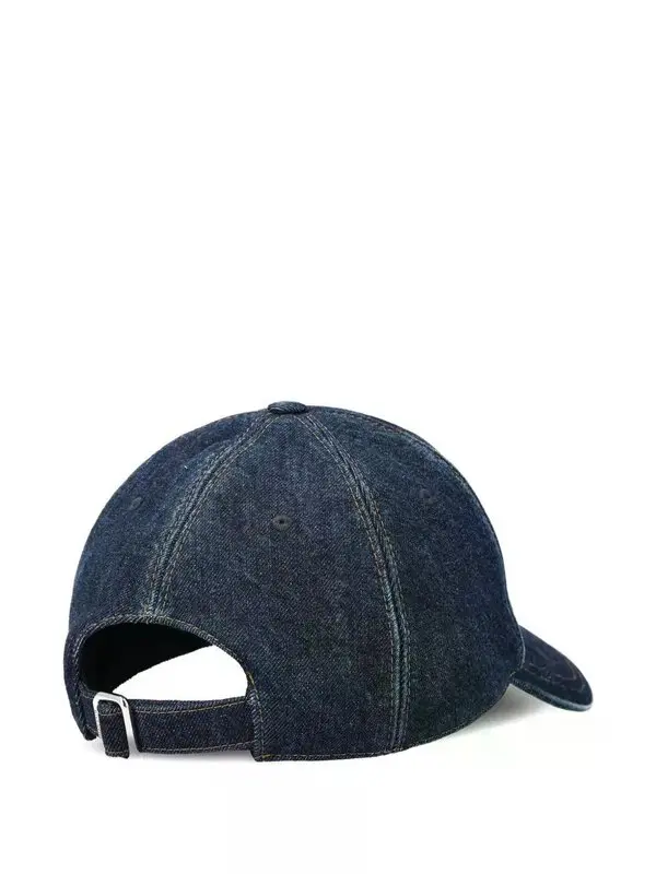 Givenchy Logo-embroidered Denim Cap - Blue