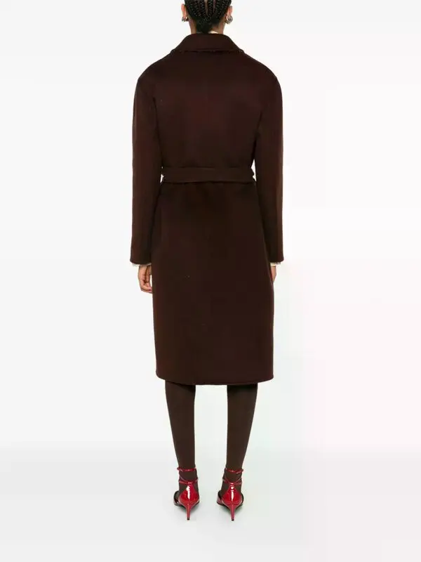 Gucci Button-fastening Coat - Brown