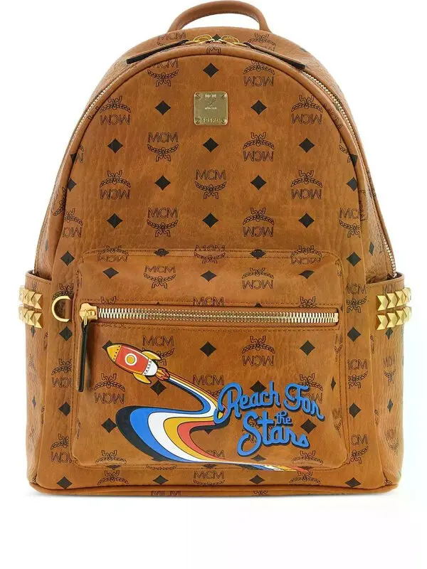 MCM Visetos Monogram zipper Backpack s-l400.jpg main image 4