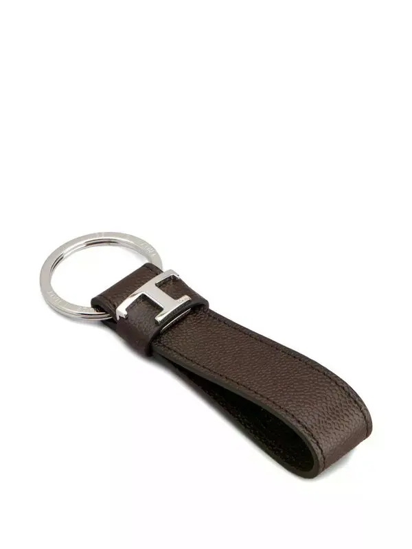 TOD'S Leather Keyring - Brown