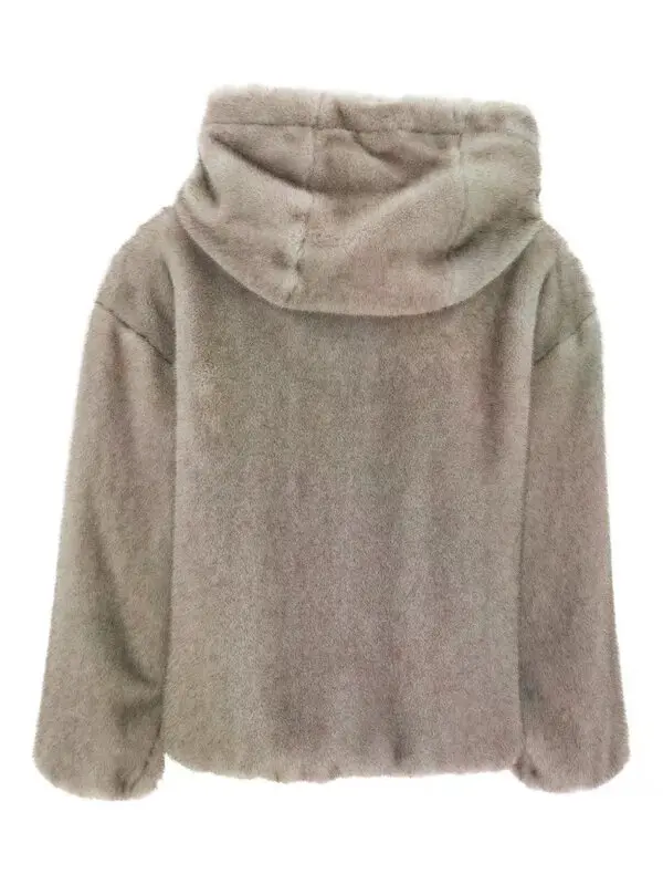 Herno Zip-front Jacket With Drawstring Hood - Neutrals