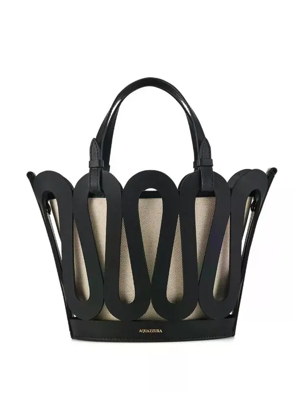 AQUAZZURA Artiste Medium Tote Bucket Bag