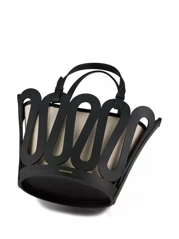AQUAZZURA Artiste Medium Tote Bucket Bag