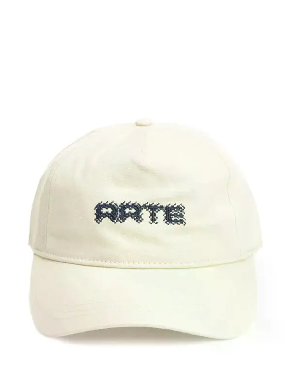 ARTE ANTWERP Embroidered-logo Baseball Cap - White