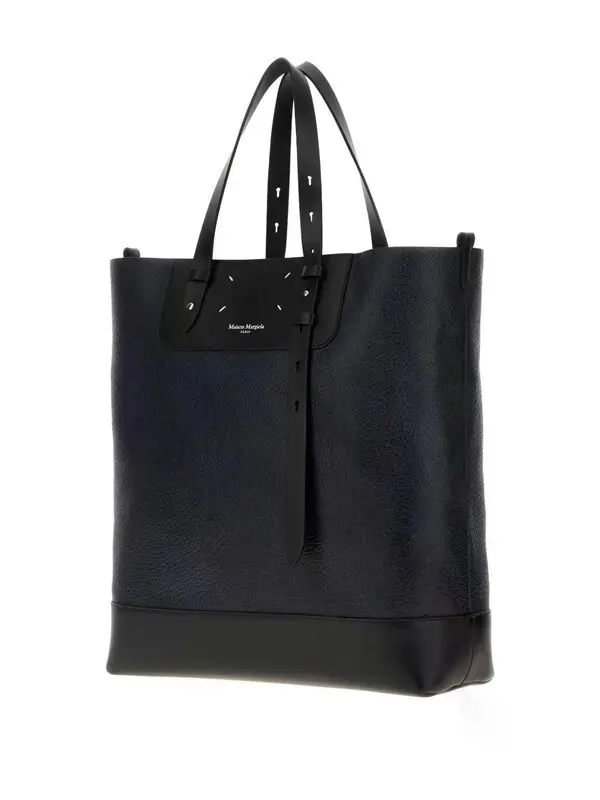 MAISON MARGIELA Leather Tote Bag - Blue