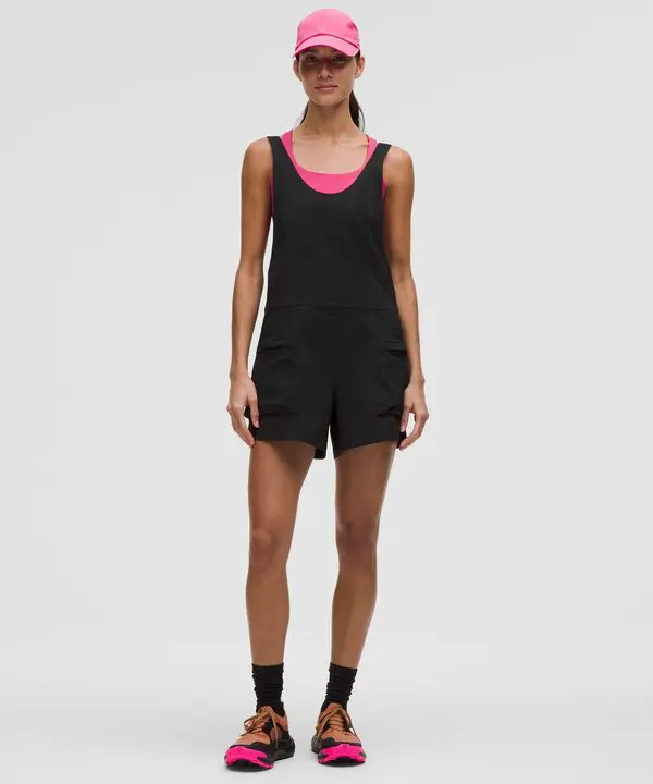 Lululemon Glyde Cargo Hiking Romper - Black