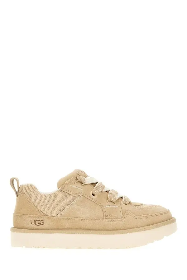 UGG Lowmel Leather Sneakers - Beige