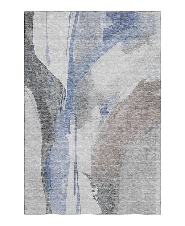 DALYN RUG COMPANY Dalyn Ravenna Washable Rn7 Area Rug, 2'6 X 3'10 - Denim