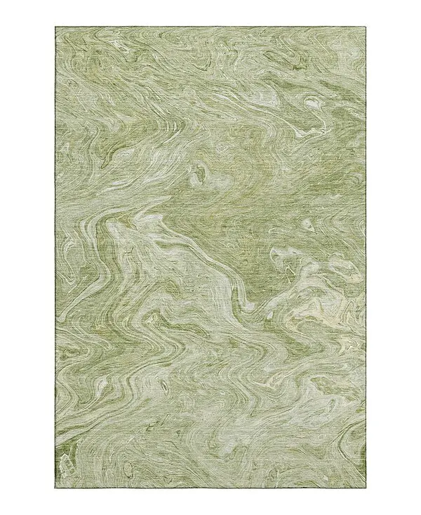 DALYN RUG COMPANY Dalyn Ravenna Washable Rn8 Area Rug, 9' X 12 - Sage