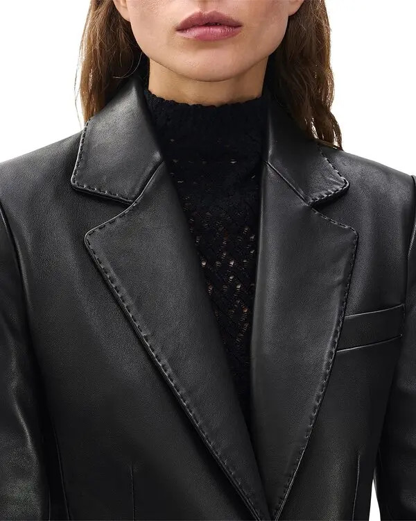 Rag & Bone Leather Blazer