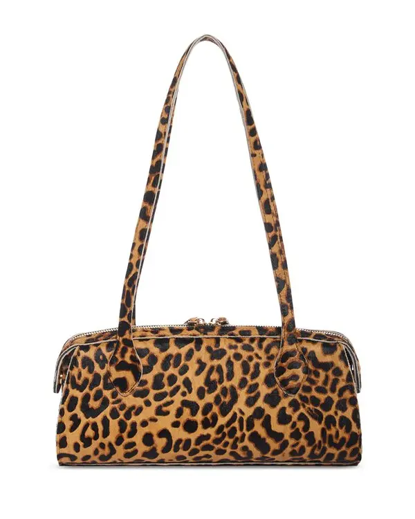 Aqua East West Leather Shoulder Bag